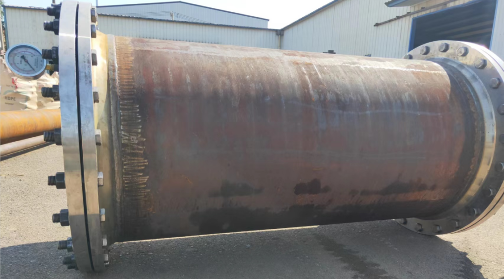 Xinyue Steel Support Regular Customer To Win Liquid Pressure Pipeline ...