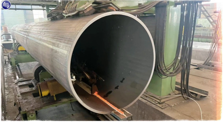 Lsaw Steel Pipe welded with C9 clutch Deliver to Netherlands for Piling ...