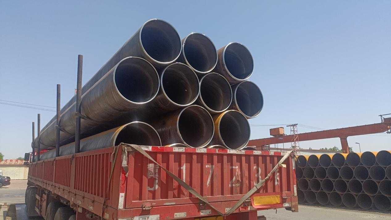 ASTM A252 GR3 SSAW STEEL PIPE Delivered to Honduras for local port ...