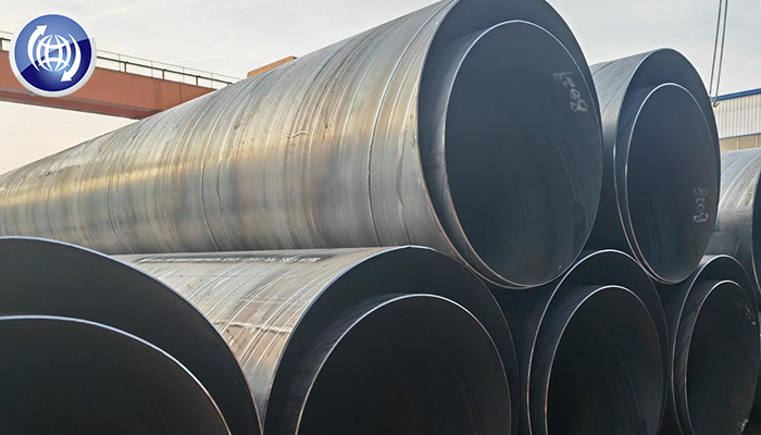 SSAW Steel pipe delivered for Drinking Water Transportation Pipeline ...