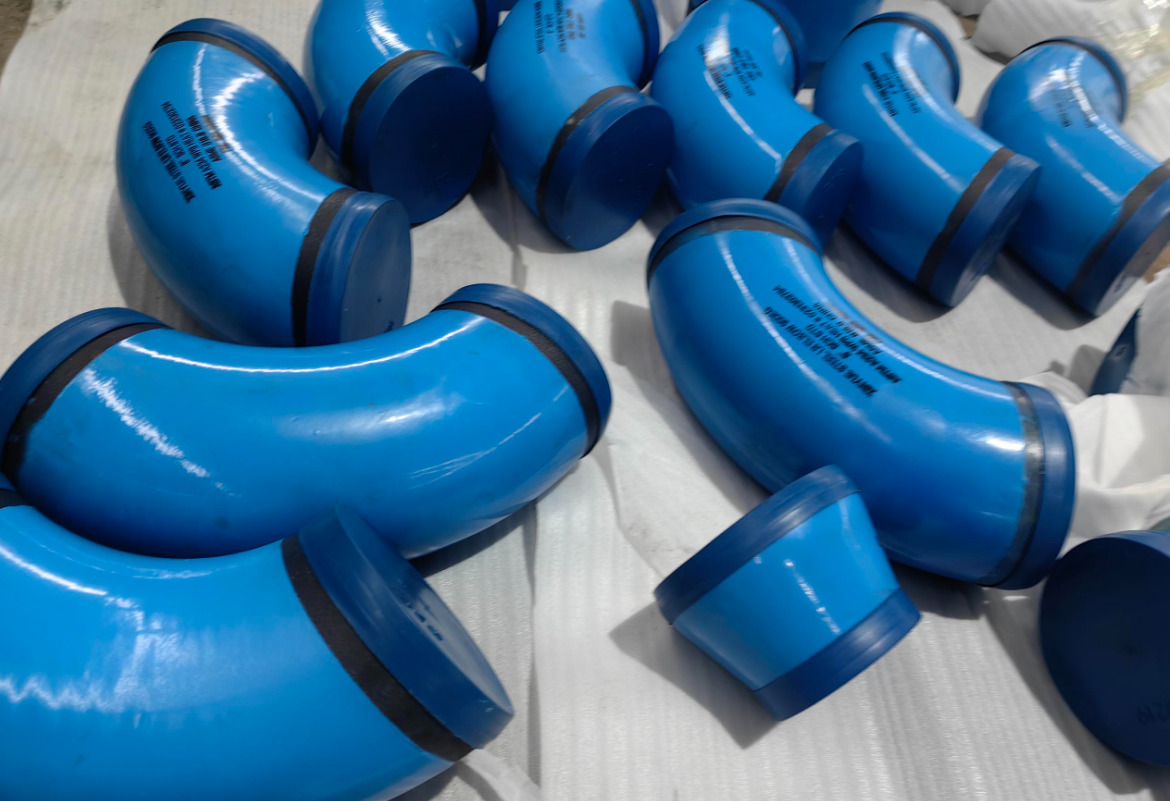 Xinyue ERW steel pipe and fittings with FBE coating for Skyscape Tower ...